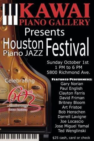 Houston Piano Jazz Festival held at KPG Houston - Kawai Pianos - Kawai ...